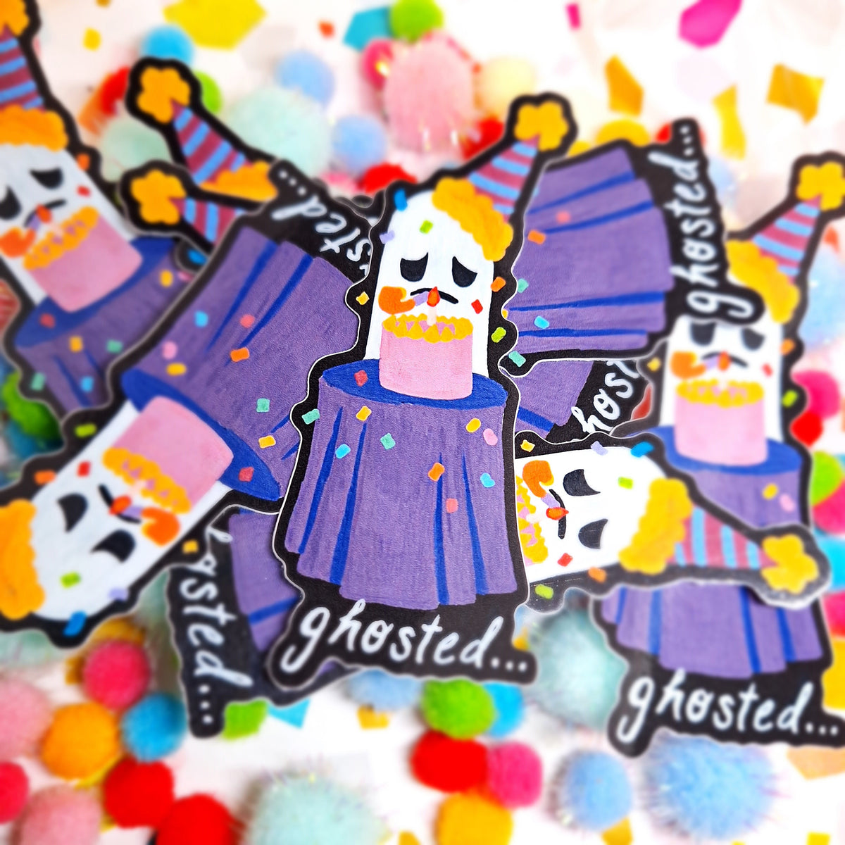 Ghosted... Vinyl Sticker – Fresh Hot Flavors