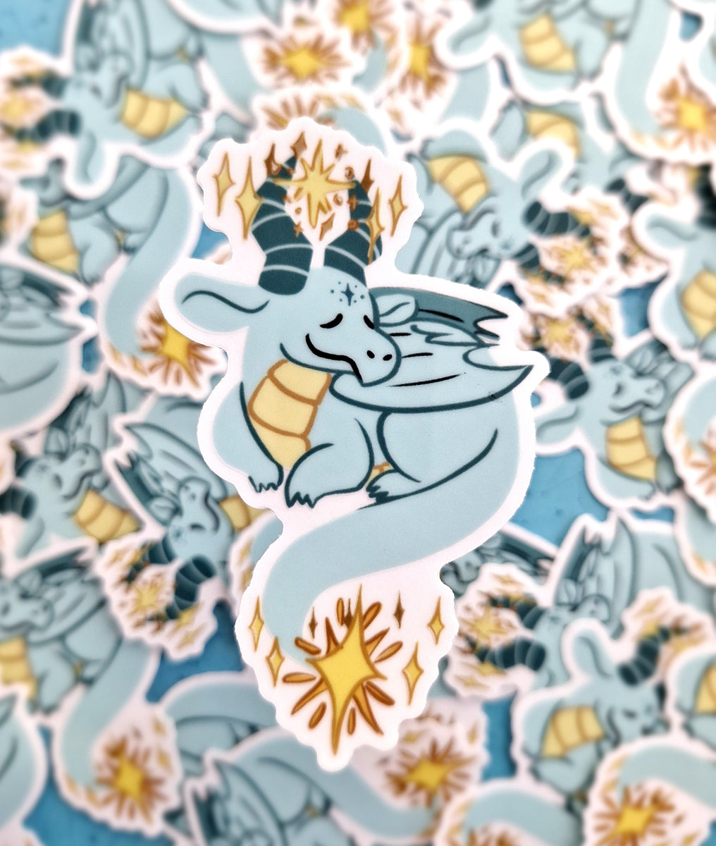 Starry Dragon Vinyl Sticker – Fresh Hot Flavors