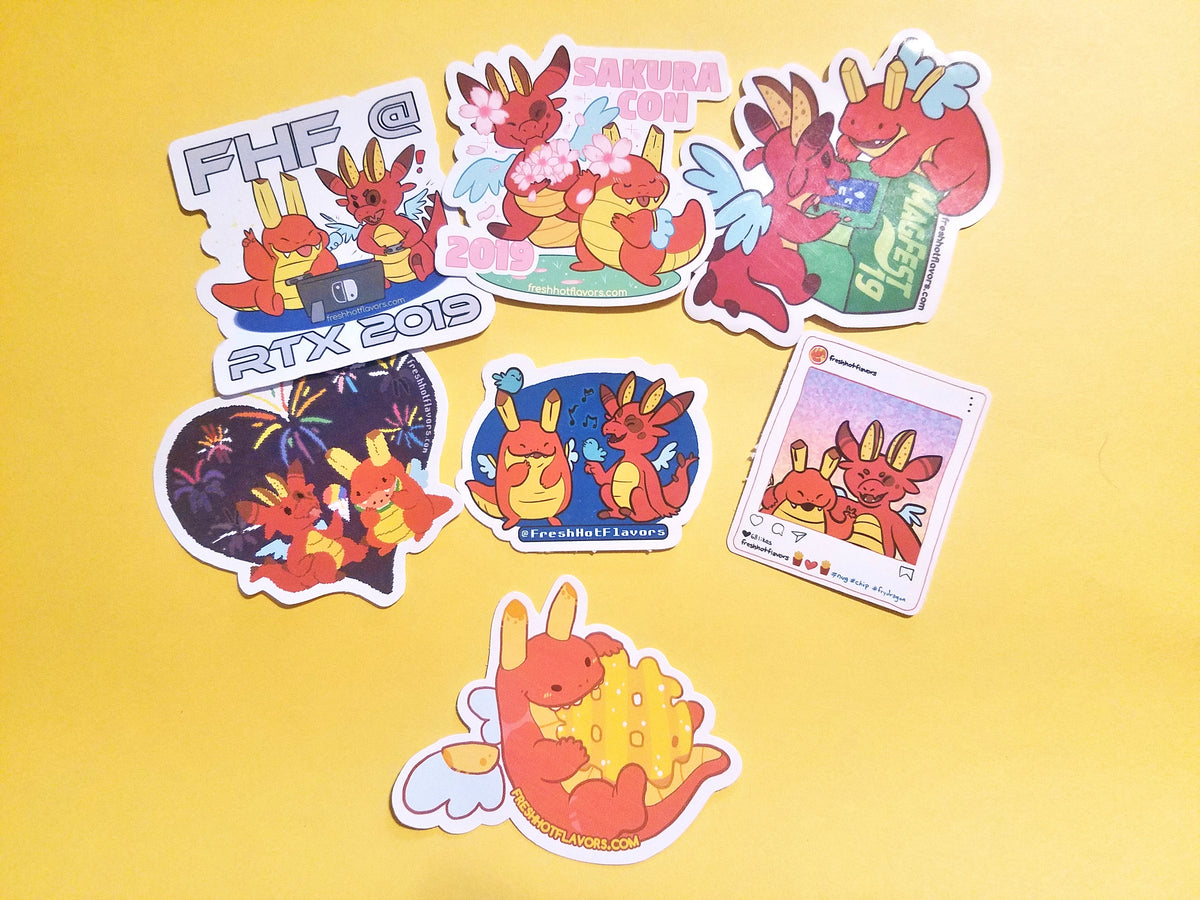 FHF Sticker Pack – Fresh Hot Flavors
